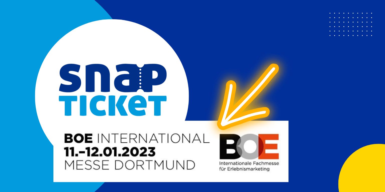 Snapticket auf der BOE 2023 – Snapticket